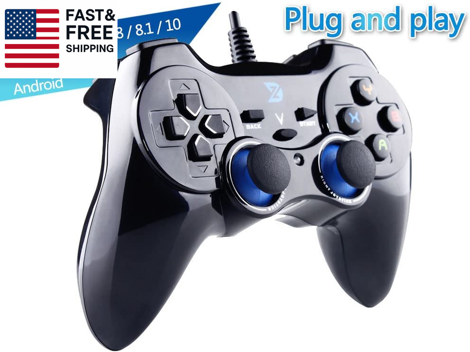 -V+ USB Wired Gaming Controller Gamepad for Pc/Laptop Computer(Windows ...