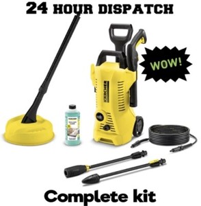 Karcher K2 Full Control +Home Kit 1400W Pressure Washer Car Patio ...