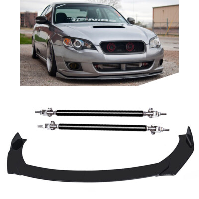 For Subaru Legacy Front Bumper Lip Spoiler Splitter Body Kits Strut Rod ...
