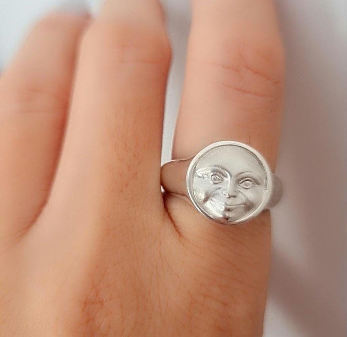 Full Moon Ring Full Moon Bezel Solitaire | Malleable Jewellers