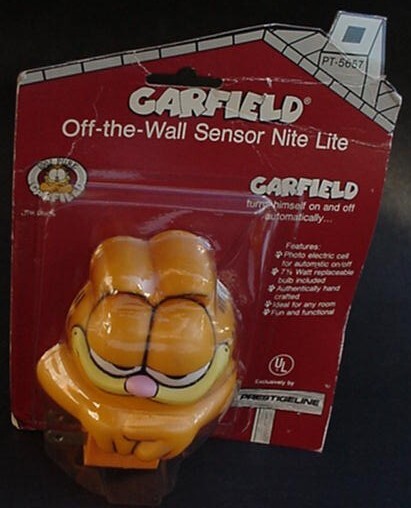 GARFIELD Night Light Sealed & Remember Me Postcard Vintage | eBay