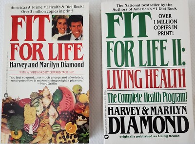 Fit for Life & Fit For Life II - Paperback Books by Harvey & Marilyn ...
