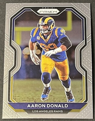 2020 Panini Prizm #277 Aaron Donald Los Angeles Rams Football Card | eBay