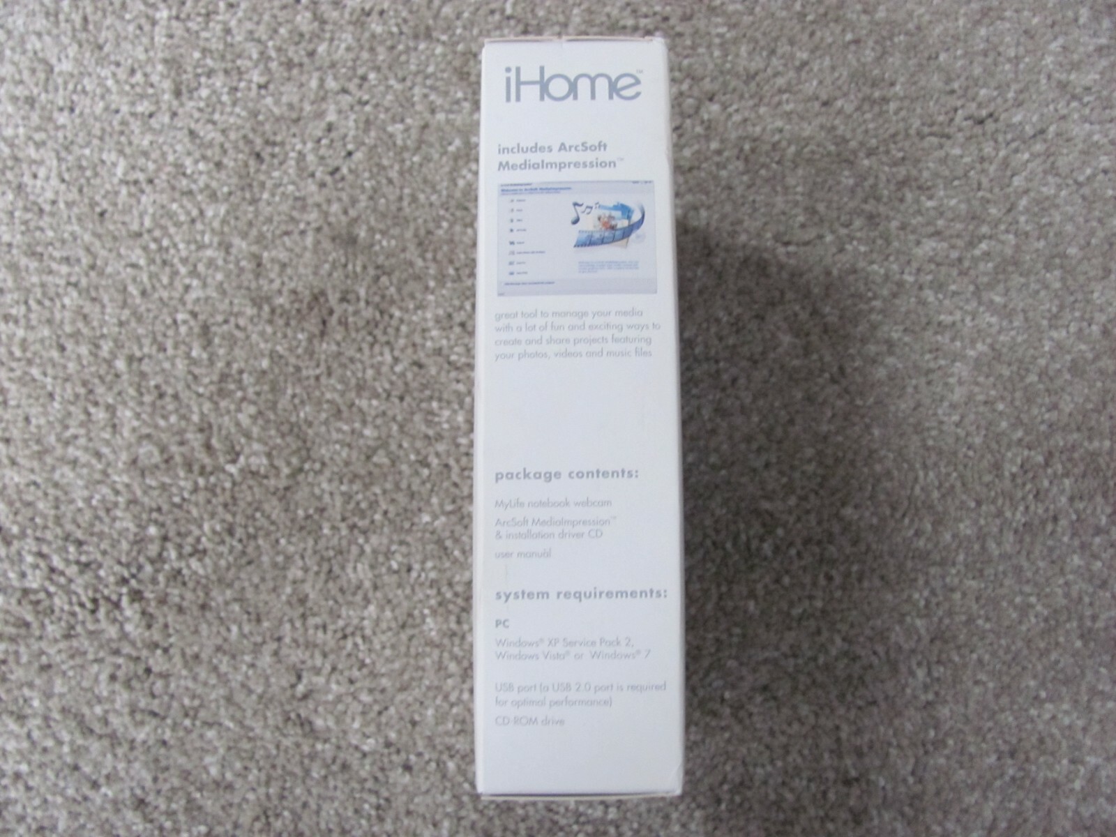 Brand New iHome Mylife Notebook Webcam 5.0MP Pink IH-W312NP ...