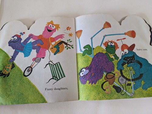 1971 Shape Book Sesame Street People In My Family | eBay