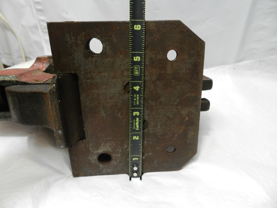 Prentiss Bull Dog No 50 Vise Bench Antique Tool Cast Iron 3-1/4" Jaw ...