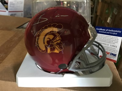 Keith Rivers USC Autographed Mini-Helmet Bengals Giants PSA/DNA | eBay