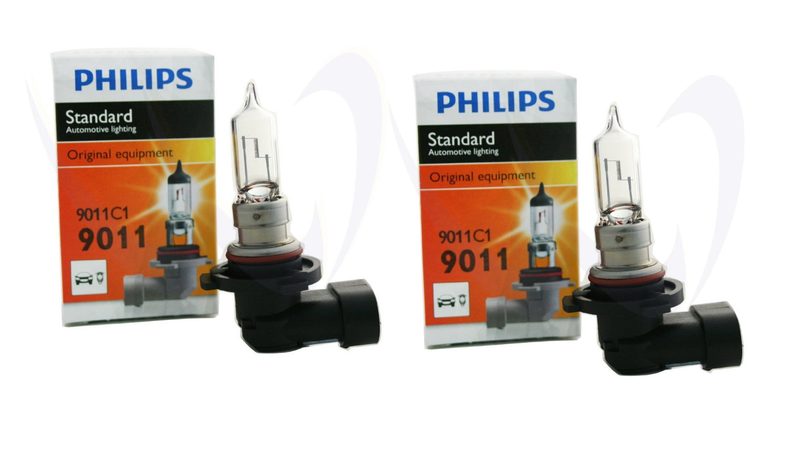 (Pack of 2) Philips 9011 Headlight HIR1 Halogen Chevy Light Bulb Toyota ...