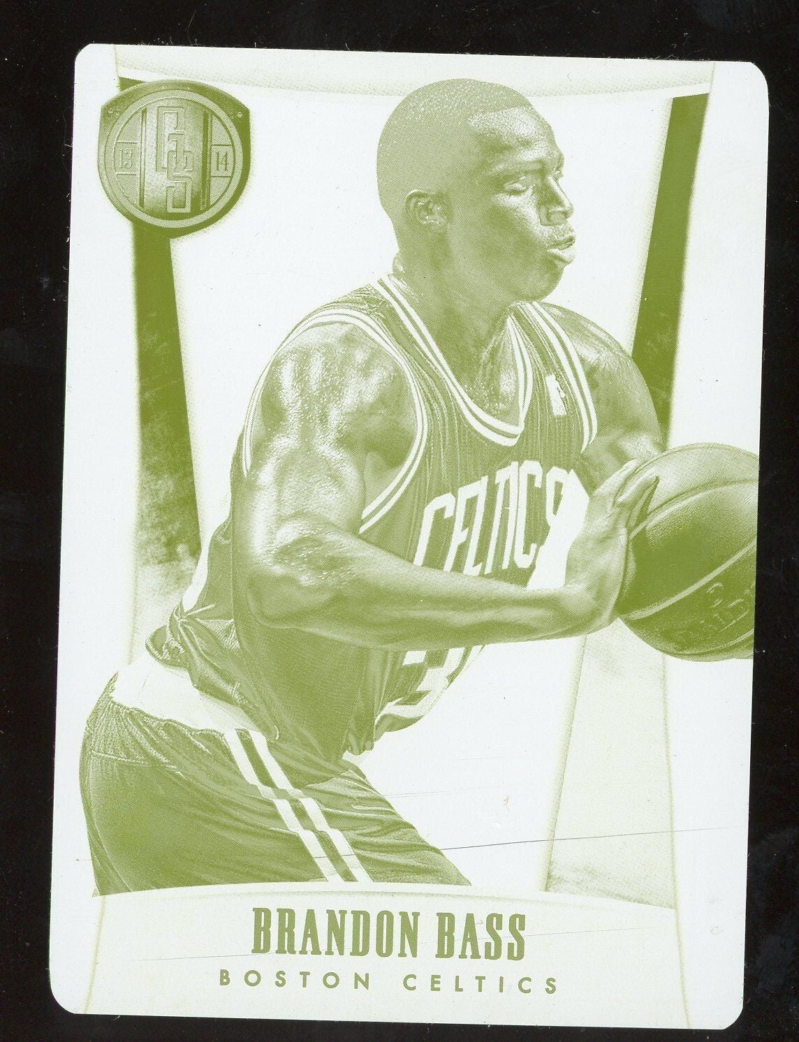 Brandon Bass 2013-14 National Treasures Printing Plate Yellow Serial #d ...