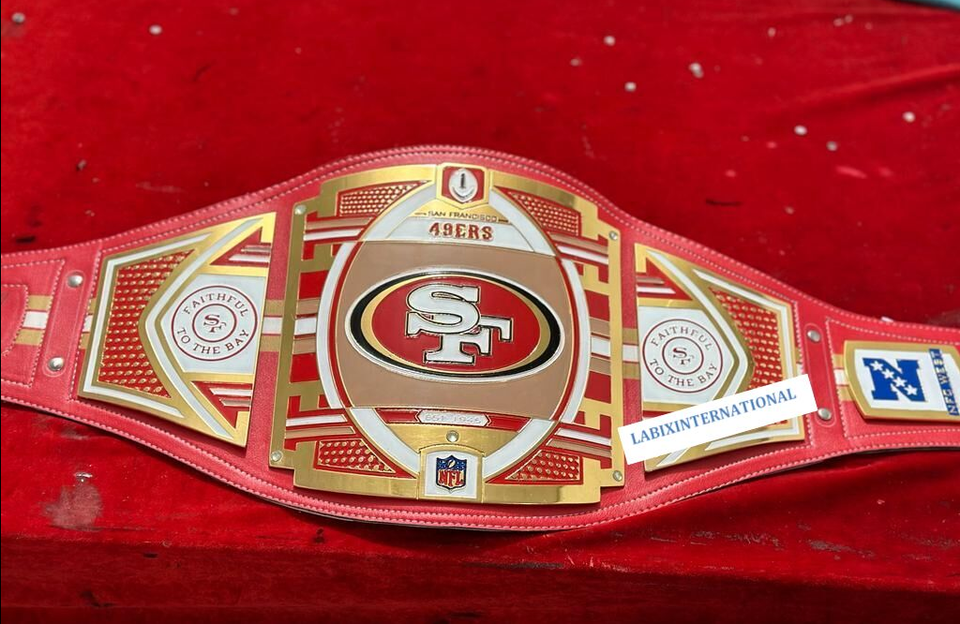 San Francisco 49ers Legacy Title Championship Belt 4MM ZINC | eBay