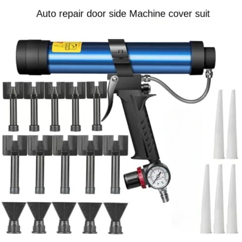 Adjustable Pneumatic Glass Glue Gun Air Rubber Gun Tool Silicone Seam ...