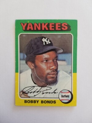 BOBBY BONDS 1975 TOPPS BASEBALL CARD #55 NEW YORK YANKEES | eBay