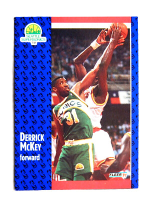 Derrick McKay #193 Fleer 1991 Basketball Card (Seattle Supersonics) | eBay