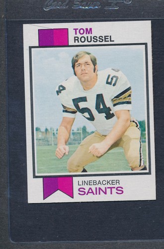 1973 Topps #102 Tom Roussel Saints NM *1141 | eBay