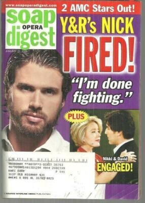 Soap Opera Digest January 22, 2006 Joshua Morrow Daniel Cosgrove Young ...