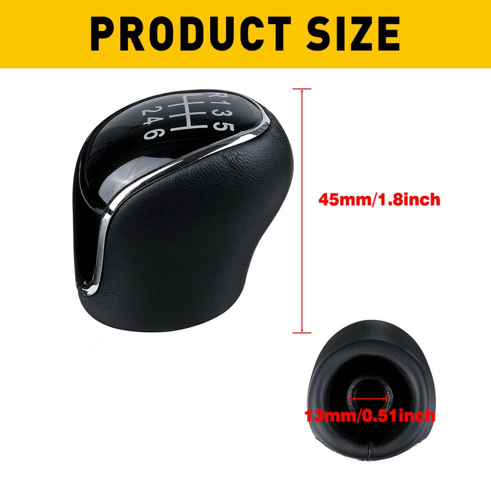 UK For Ford Focus Gearstick Knob Replacement Shift Lever Car Gear Stick ...