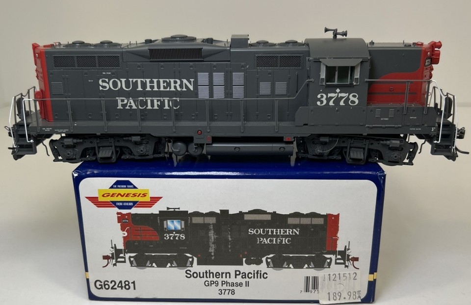SP, Southern Pacific GP-9 #3778 - Athearn Genesis RTR DC | eBay