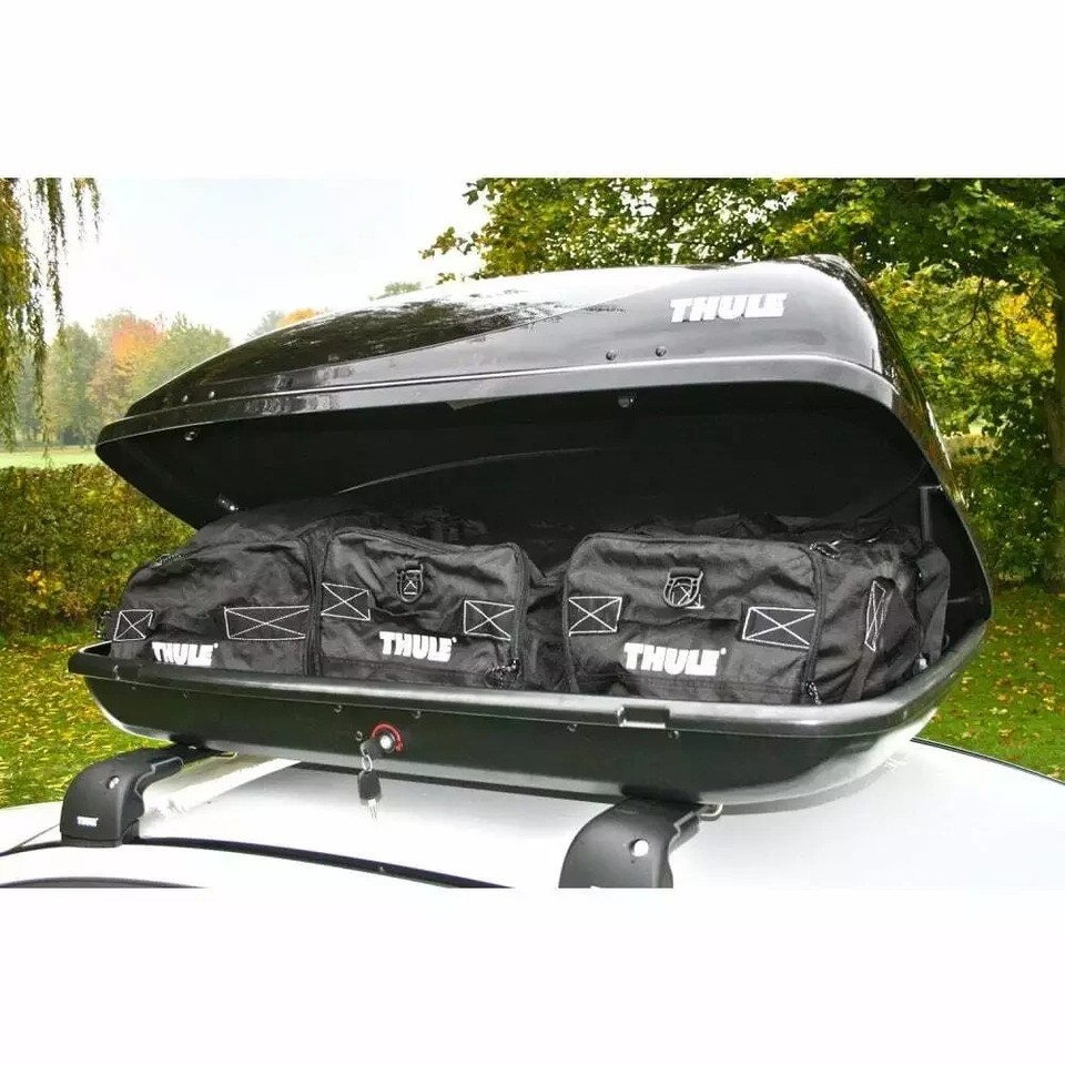 THULE BUNDLE - Ocean 100 Roof Box with Cover ~689202+6981~ **NEW & IN ...