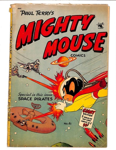 Paul Terry's Mighty Mouse #41, Golden Age 1953, Giant Size (CZ) 219 | eBay