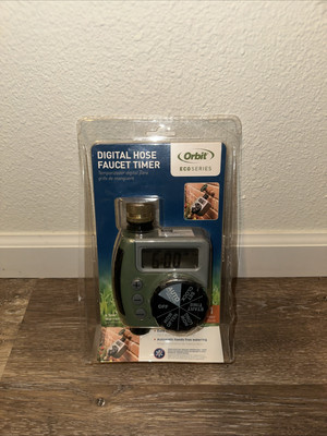 NEW Orbit Digital Water Hose Faucet Timer Eco Series 1 Port Outlet ...