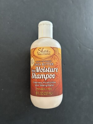 Shea Solutions Deep Moisture Shampoo Deep Moisturizing Shea Butter 8oz ...