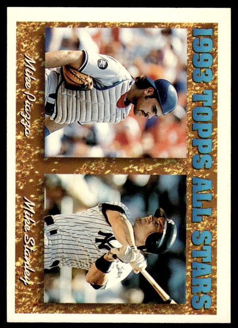 1994 Topps - 1993 Topps All Stars #391 Mike Piazza, Mike Stanley for ...