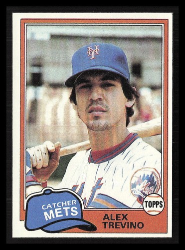 Alex Trevino 1981 Topps #23 New York Mets | eBay