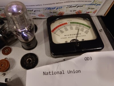Vintage National Union 0D3 OD3 VT139 Gas Voltage Regulator Electron ...
