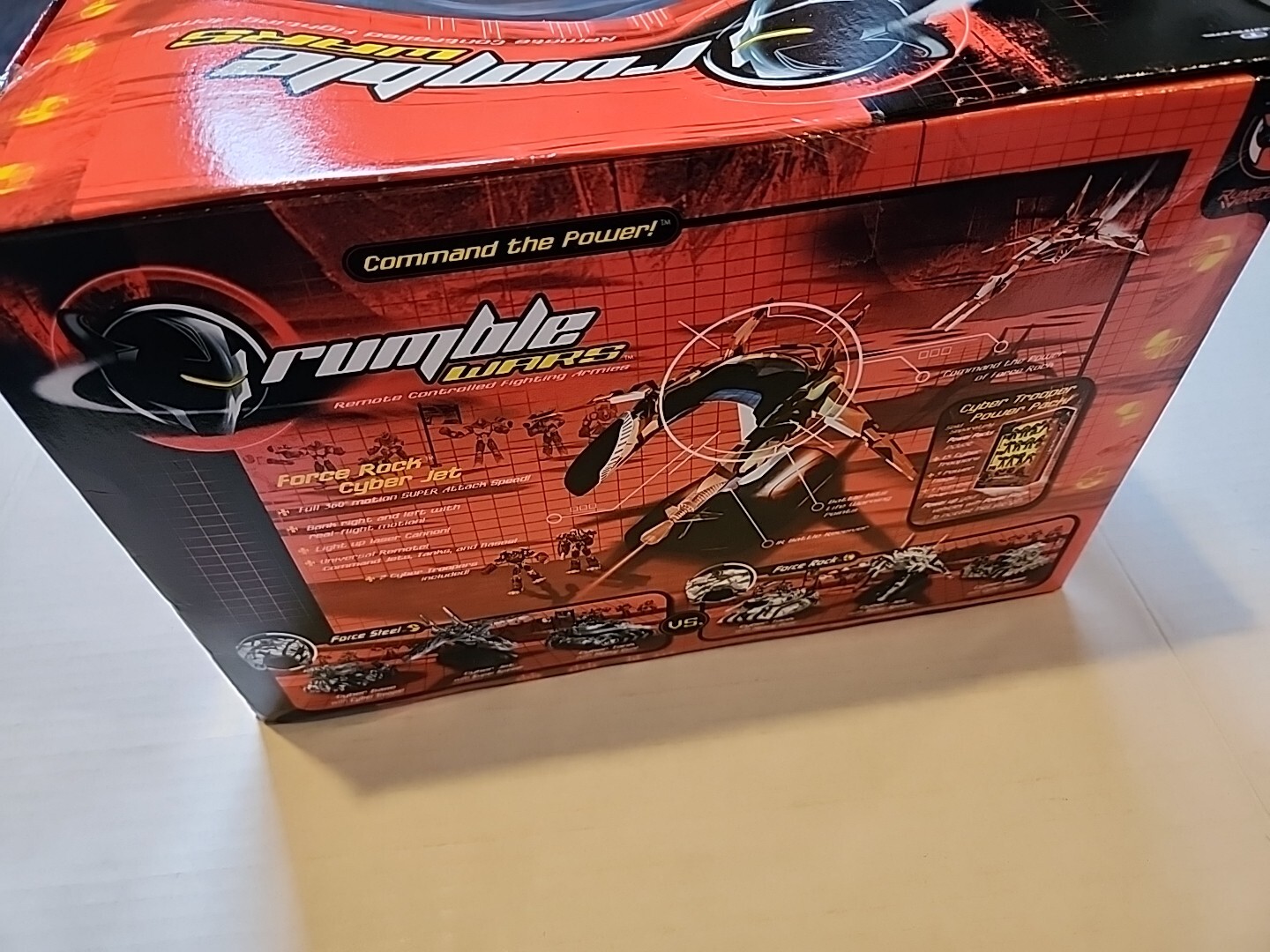 Rumble Wars Remote Controlled Tan Camo Cyber Jet 2001 Trendmasters ...