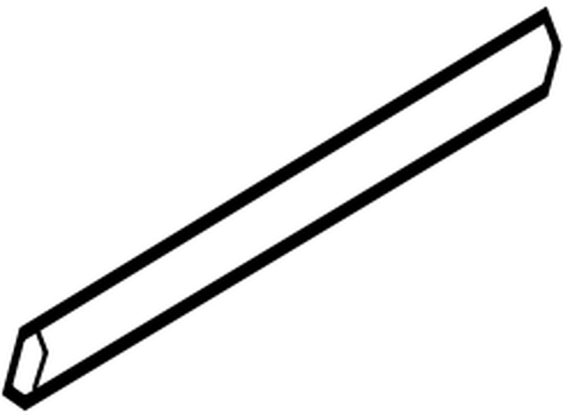 68163-35041 Toyota Weatherstrip, rear door glass, outer rh 6816335041 ...