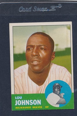 1963 Topps #238 Lou Johnson Braves EX/MT 63T238-90416-2 | eBay