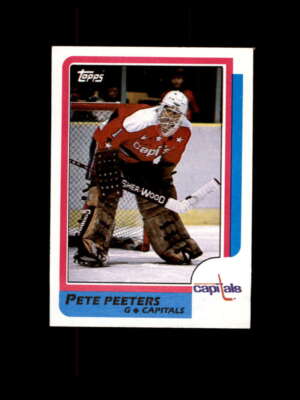 1986 Topps Hockey #077 Pete Peeters STARX 8 NM/MT (CS807727) | eBay