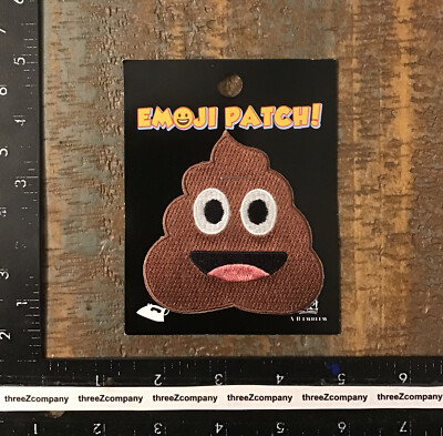 POOP Emoji Iron-On Patch | eBay
