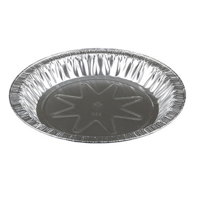 Pactiv Deep Economy Pan Pie Plate Silver 9" dia x 1.07" H Aluminum ...