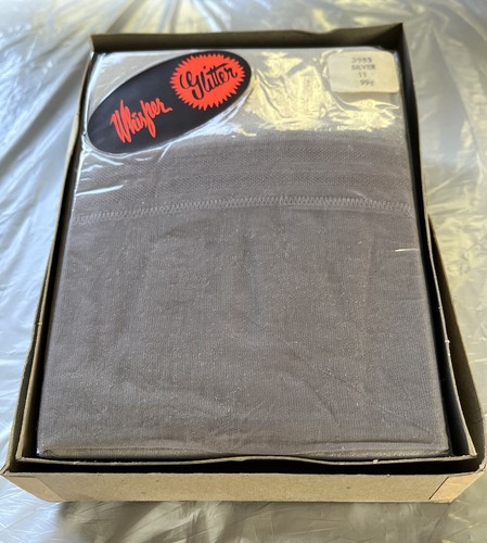 1960s Silver Glitter Stockings Box of 6 Pairs Sz 11 Mod GoGo Whisper NOS | eBay