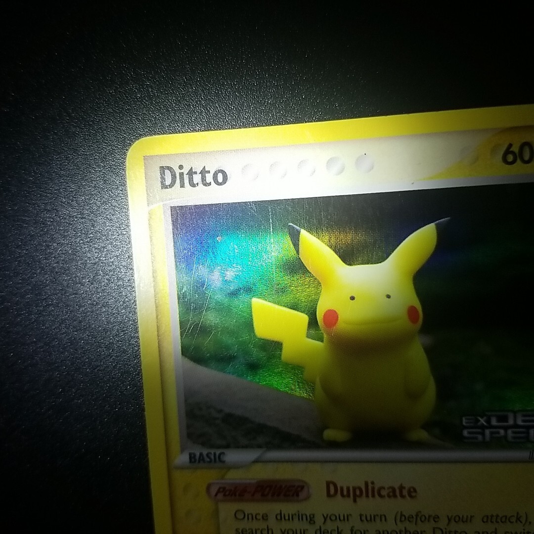 Ditto 39/113 Pikachu - EX Delta Species - HOLO Stamped POKEMON CARD ...