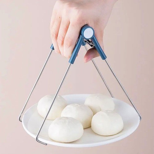 Steamer Lifter Pot Plate Gripper Dish Bowl Clamp Holder Anti-Scalding ...