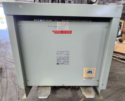 😎 ACME 45 KVA DRY TYPE TRANSFORMER 480 HV 208Y/120 LV 3 PHASE T-1A ...