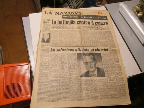 Inserts Issues Daily LA NAZIONE 1966 No. 2 "Medicine Science Technology ...