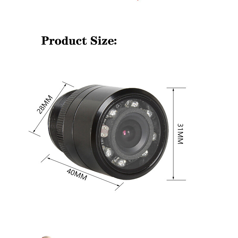 28mm HD Flush Mount Auto Rear View Backup Reversing Camera IR Night ...