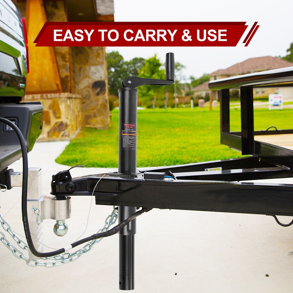 5000 lbs 15" Heavy Duty trailer tongue Jack A-frame trailer Vertical ...