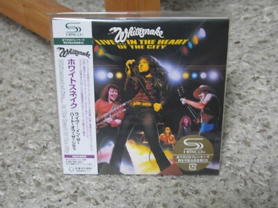 WHITESNAKE LIVE….IN THE HEART OF THE CITY REMASTER RARE JAPAN MINI-LP 2 ...
