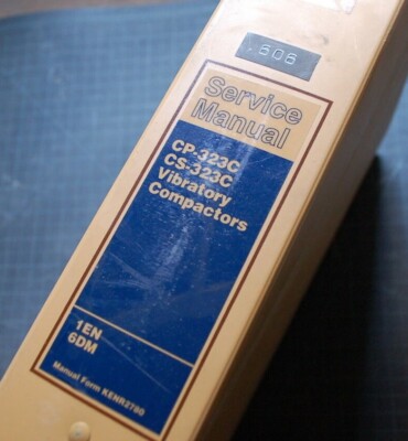 CAT Caterpillar CP/CS 323C Compactor Roller Repair Shop Service Manual ...