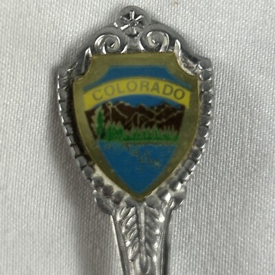 Colorado Souvenir Spoon Mountain Lake Ducks 3.5” Silver Tone | eBay