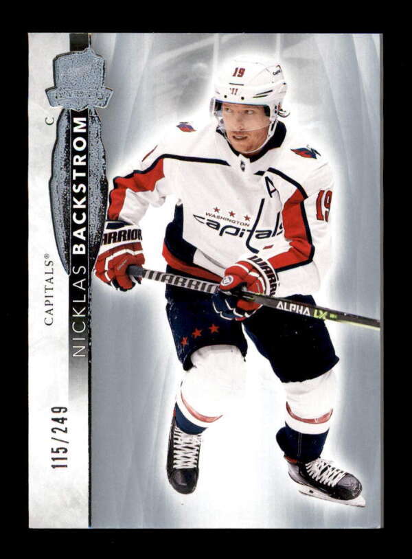 NICKLAS BACKSTROM 2021/22 UPPER DECK THE CUP #76 BASE CARD SP #115/249 ...