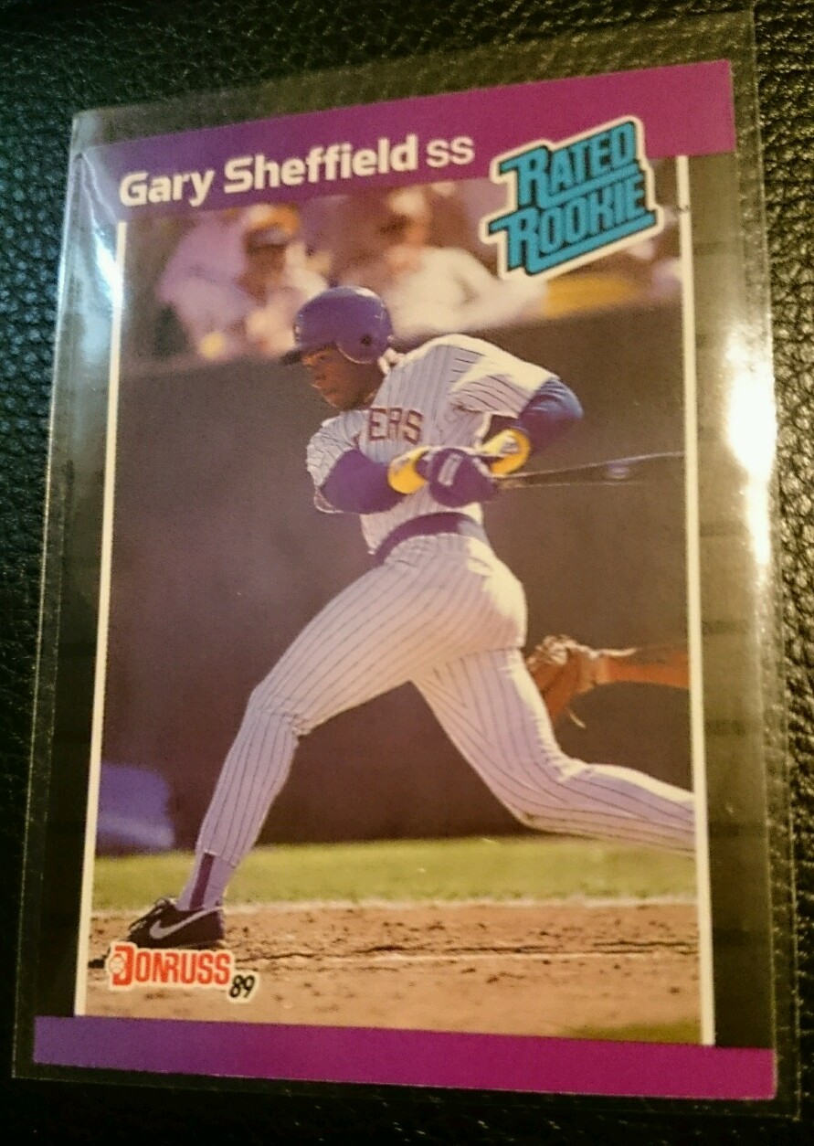 1989 DONRUSS #31 GARY SHEFFIELD ROOKIE CARD RC MILWAUKEE BREWERS GEM ...