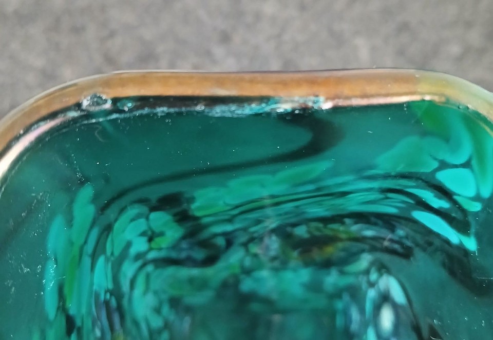 Beautiful Artist Signed Iridescent Art Glass Vase Jon Bush 2012 /JM/Jim ...