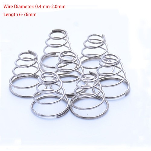 Conical Cone Compression Spring Pressure Spring Wire Dia 0.4mm-2mm | eBay