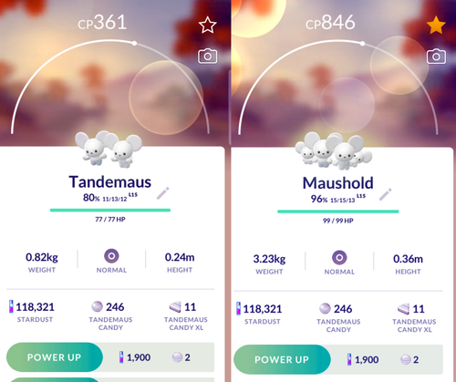 Tandemaus and Maushold (family of 4) | Pokémon Go - Same Day trade | eBay