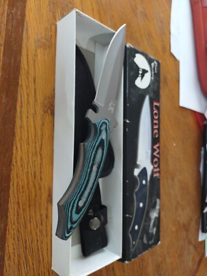 New Frost Lone Wolf Fixed Blade Knife | eBay